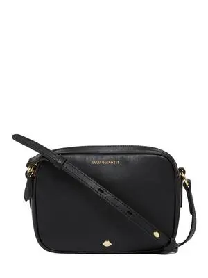 Lulu Guinness Cole Leather Crossbody Bag - Black