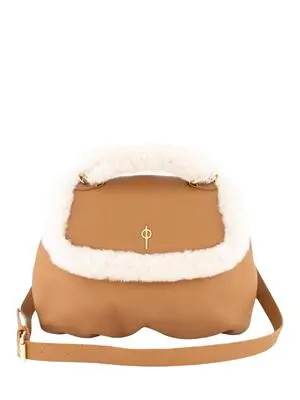 OTRERA Fluffy Rita Crossbody Tan - Brown