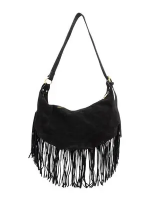 BOLSA NOVA HANDBAGS Dallas Suede Fringe - Black