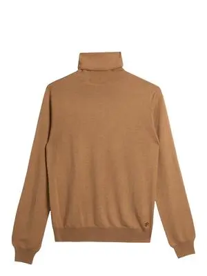 BEL CASHMERE Neutrals Annie Silk And Cashmere Sweater Camel - Beige