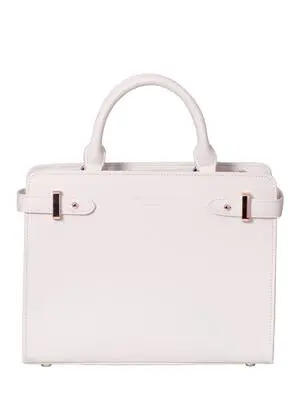 ALIE STREET LONDON Neutrals Derby Occasion Handbag In Nude Blush - Brown