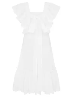 LISA THE LABEL La La Lady Peggy Lipton Short Dress - White