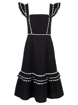 THE WELL WORN The Matilda Dress – A Timeless, Sustainable Statet - Black