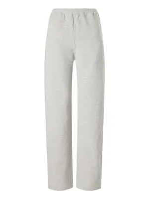 JIL SANDER Cotton-jersey Wide-leg Sweatpants - Gray