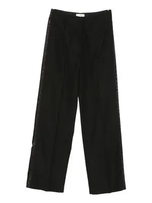 FORTE_FORTE Wool Blend Trousers - Black