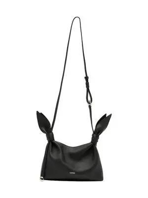 Loewe Scarf Mini Leather Shoulder Bag - Black