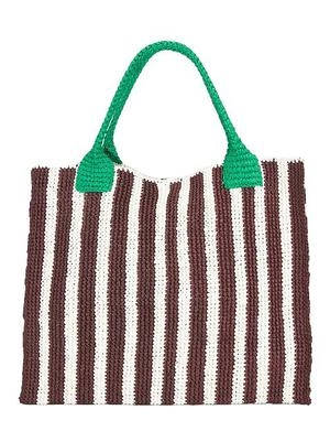 LOEFFLER RANDALL Loeffler Randall Sol Crochet Beach Tote Brown