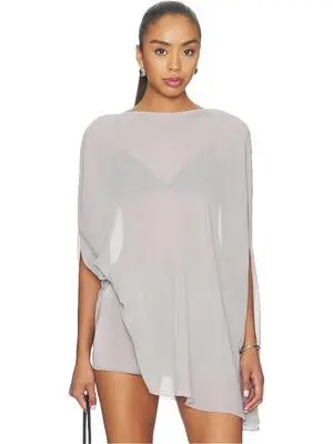 Lioness LIONESS Aura Poncho In Grey. Size S. Also Grey