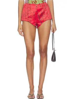 MUMA WORLD Aka Sukara Hot Shorts In . Also - Red
