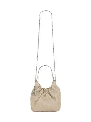 Tory Burch Fleming Mini Hobo Bag - Beige