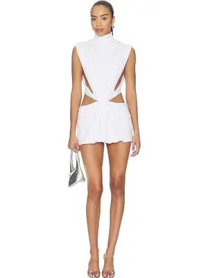 GUIZIO Shyla Mini Dress - White
