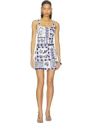 OCEANUS Oceanus Marie Sea Full Beaded Dress
