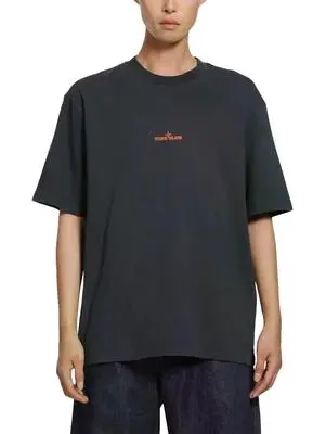 Stone Island Logo-print T-shirt - Blue