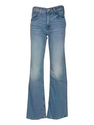 MOTHER The Bookie Sneak Flared Jeans - Blue