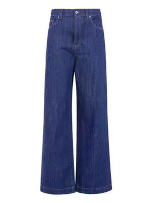 P.a.r.o.s.h Wide-leg Jeans - Blue