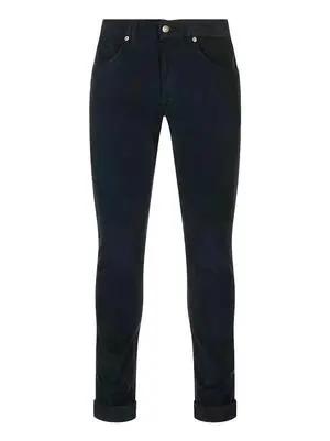 DONDUP Corduroy Slim-fit Trousers - Blue