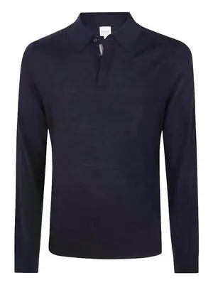 Paul Smith Merino-wool Polo Shirt - Blue