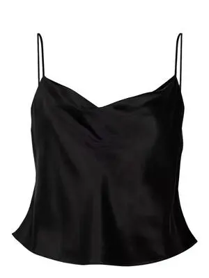 Cinq À Sept Marta Cowl-neck Top - Black