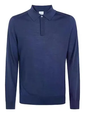 Paul Smith Merino Wool Polo-shirt - Blue
