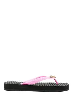 Dsquared2 Logo-plaque Flat Flip Flops - Pink