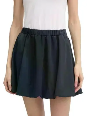 GAUDI Bubble-hem Elasticated-waist Mini Skirt - Blue