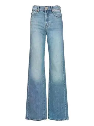 7 For All Mankind Tess Straight-leg Jeans - Blue