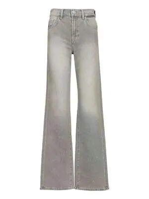 7 For All Mankind Tess Wide-leg Jeans - Grey
