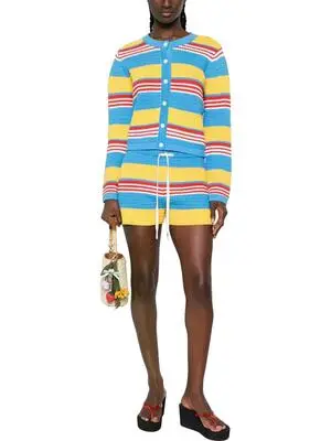 Posse Tammy Striped Cardigan - Blue