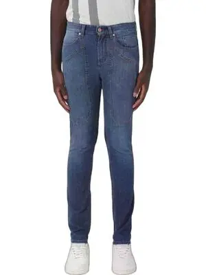 JECKERSON Panelled-design Jeans - Blue