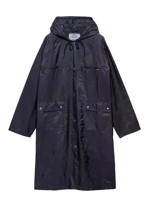 Prada Lightweight Re-nylon Raincoat - Blue