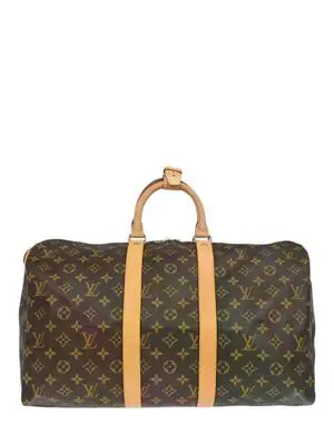 LOUIS VUITTON 2003 Keepall 45 Monogram Holdall - Brown