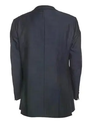 Ermenegildo Zegna Pinstripe-pattern Blazer - Blue