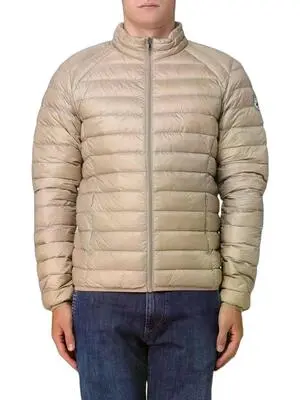 JOTT Quilted Logo-patch Jacket - Neutrals