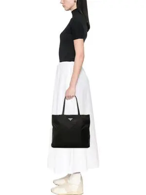Prada 2000-2013 Tessuto Tote Bag - Black