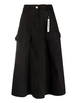 Moschino High-waisted A-line Skirt - Black