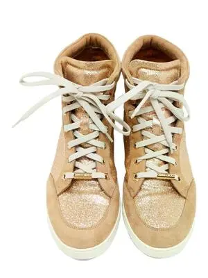 JIMMY CHOO Tokyo High-top Sneakers - Neutrals