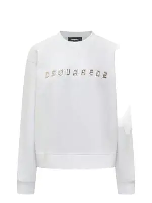 Dsquared2 Logo-appliqué Sweatshirt - White
