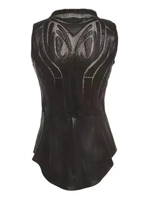 Fendi Sleeveless Top - Black