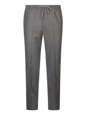 Corneliani Drawstring Trousers - Grey