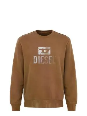 DIESEL® Logo-print Sweatshirt - Brown