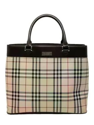 Burberry 2000-2017 House Check Canvas Tote Bag - Neutrals