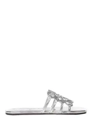 Loewe Petal Anagram Sandals - Silver