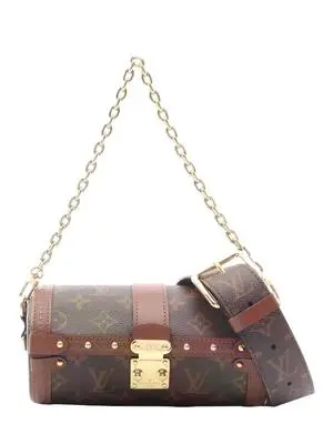 LOUIS VUITTON 2010-2026 Monogram Papillon Trunk Satchel - Brown
