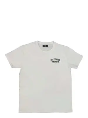 HTC LOS ANGELES Flocked-print T-shirt - Neutrals