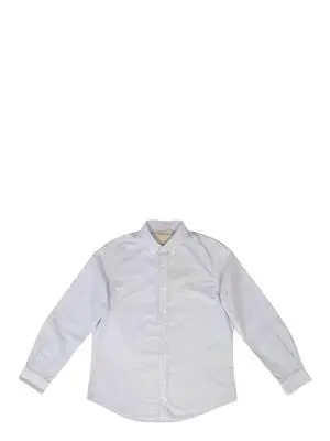 HTC LOS ANGELES Logo-embroidered Oxford Shirt - Blue