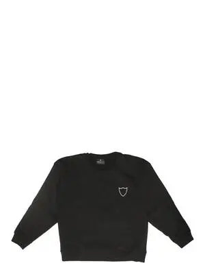 HTC LOS ANGELES Logo-print Crew-neck Sweater - Black