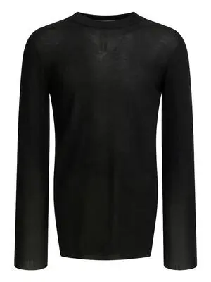 Rick Owens Long-sleeves Sweater - Black