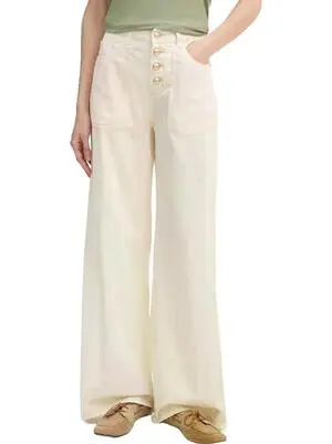 GAUDI Button-fastening Wide-leg Jeans - Neutrals