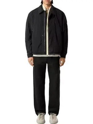 Stone Island Logo-patch Chino Trousers - Black