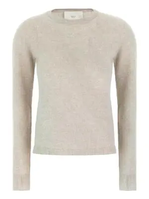 VANISÈ Fine-knit Crew-neck Sweater - Neutrals